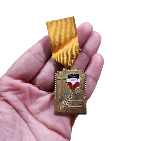 Accessories | Vintage Bronze Marine Corps Semper Fidelis Religion Gold ...